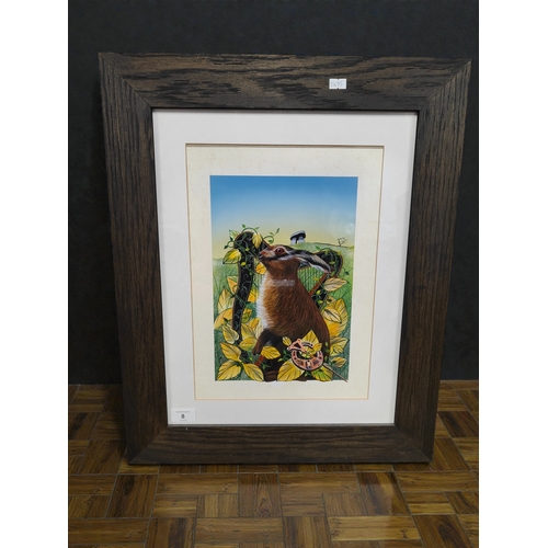 OIL PAINTING THE IRISH HARE BY PHILIP BLYTHE
