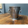 BOXED HEAVY NICKEL CUVEE DE PRESTIGE CHAMPAGNE BUCKET/WINE COOLER