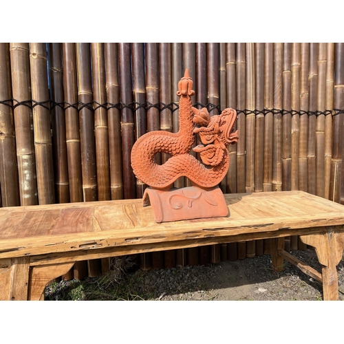 HAND FIRED, HAND MADE TERRACOTTA INTRICATELY DETAILED CHINESE DRAGON ...