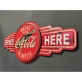 LARGE COCA COLA WALL SIGN (85CM X 40CM)