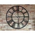 HUGE METAL 1.2M DIAMETER WALL CLOCK
