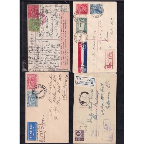 Postal History covers/cards (20) with better pickings, 1915 PPC ...