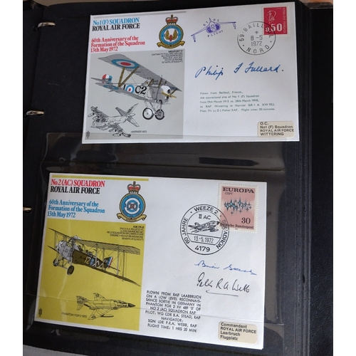 RAF Special Covers 1972/73. A fine collection of 58 different in RAF ...