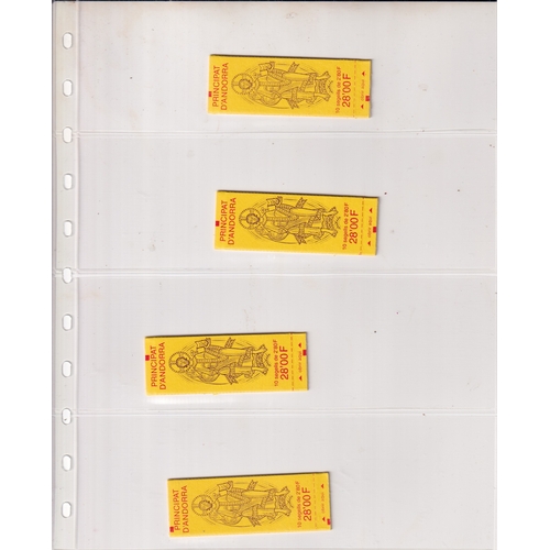 FRENCH - 1983 definitive issue as um corner blocks of four with dates ...