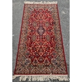 Vintage Prado Orient Kershan Super Rug. Measures 76 inches by 36 inches ...
