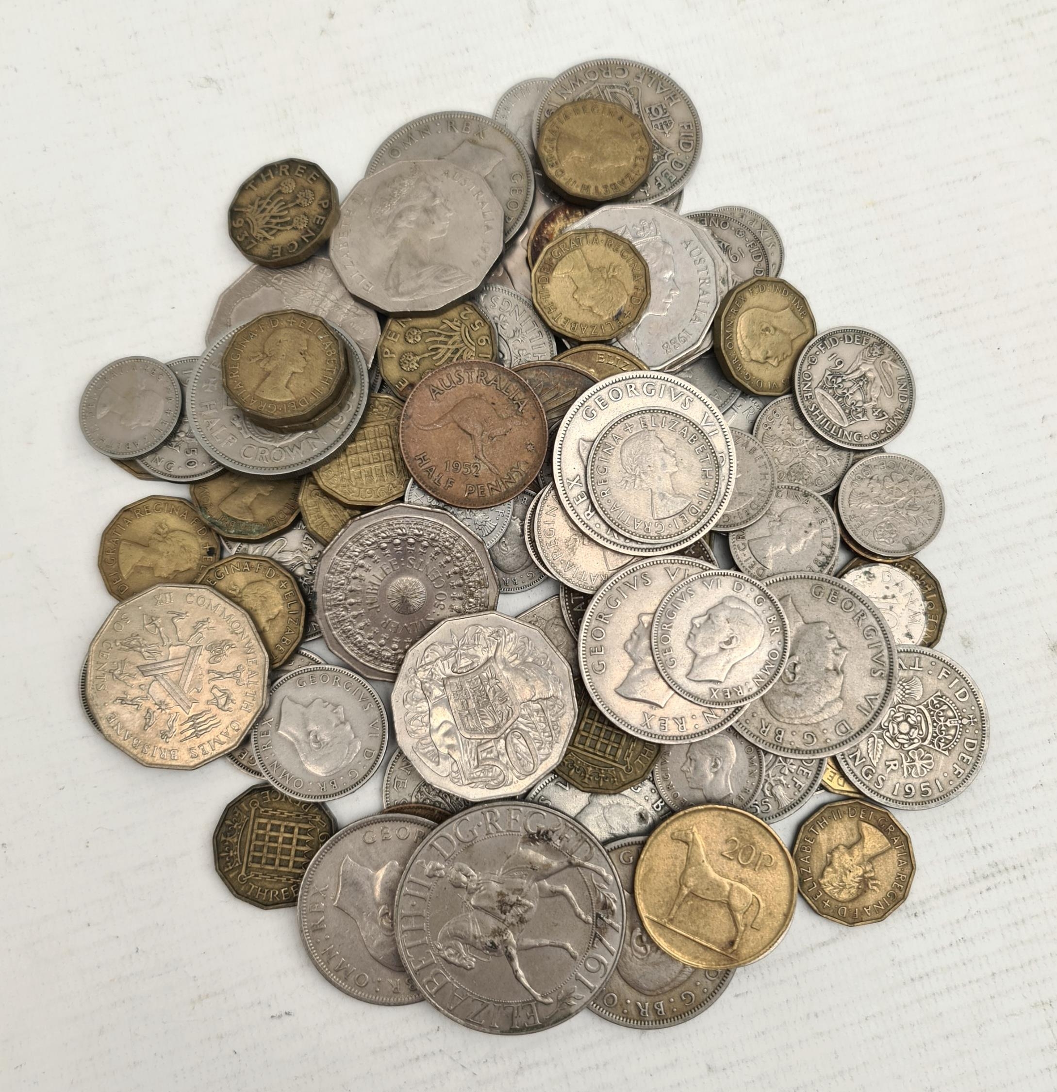 Collectable Coins British Silver Coloured Cupro Nickel Coins ...