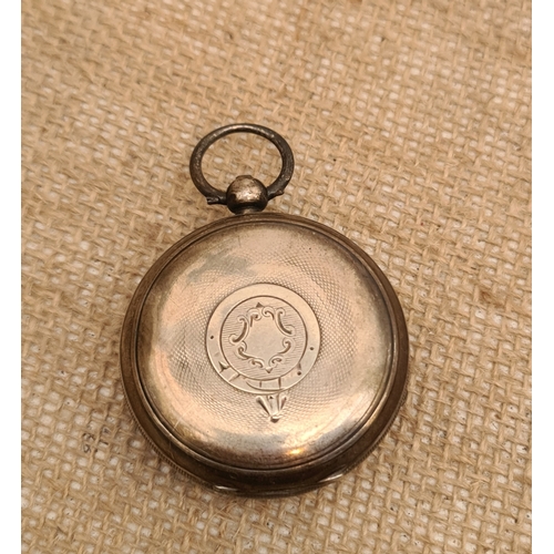 Sterling Silver Cased J B Yabsley London Pocket Watch. The Hallmark on ...