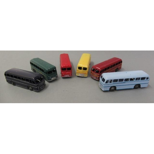 Twenty three bus and coach models by Dinky, most items repainted, F ...