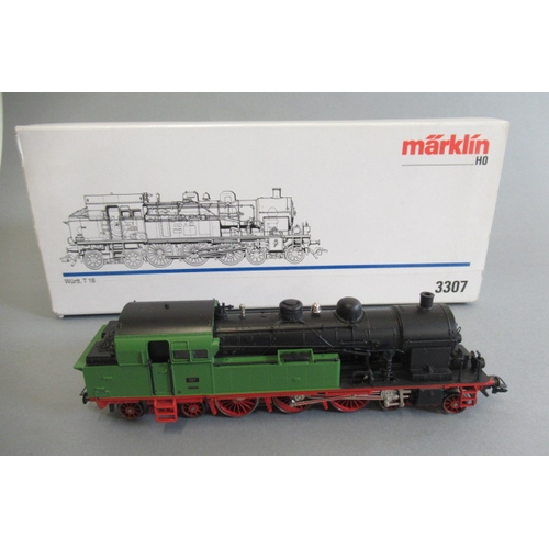 Marklin 3307 limited edition Wurtt T18 4-6-4 tank locomotive, boxed E+ ...