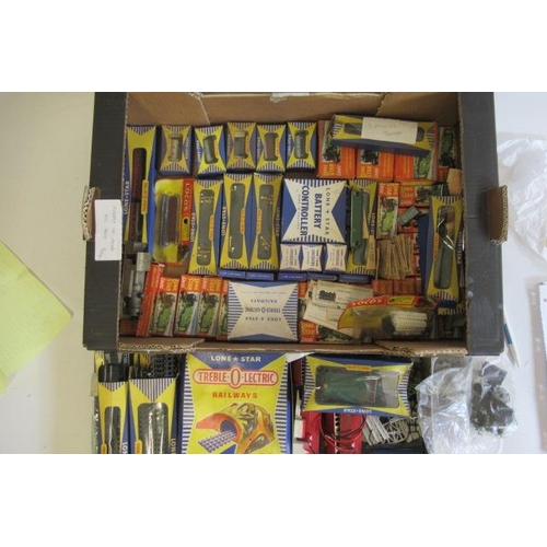 A large quantity of Lone Star Treble O trains including electric and ...