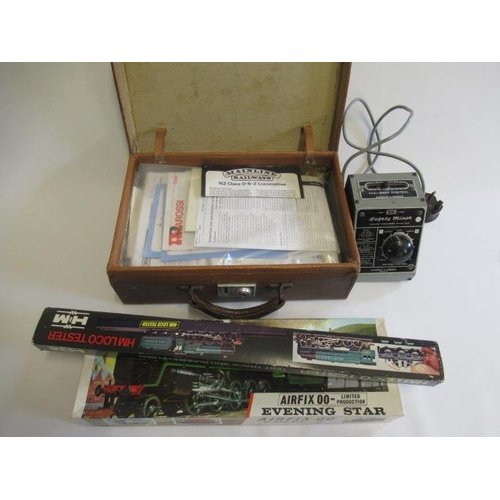 H.M. Locomotive tester, Airfix 9F Kit (built-up) and H&M 12 controller ...