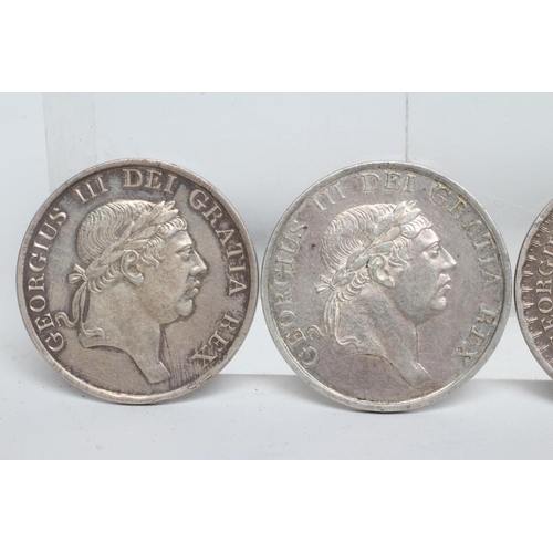 A CONSECUTIVE RUN OF GEORGE III BANK TOKENS, 1812 to 1815 inclusive, 3 ...