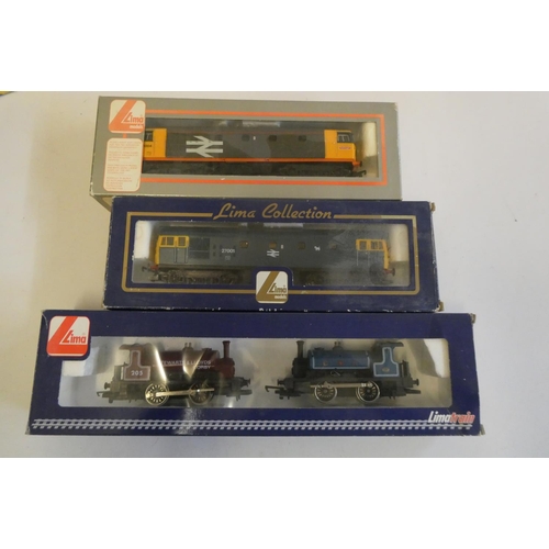 Lima models Railfreight Class 26, BR blue Class 27 and two small Hornby ...