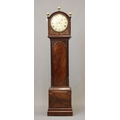 A MAHOGANY LONGCASE CLOCK SIGNED J. SHARP, CORNERHOUSE, LONDON BRIDGE ...
