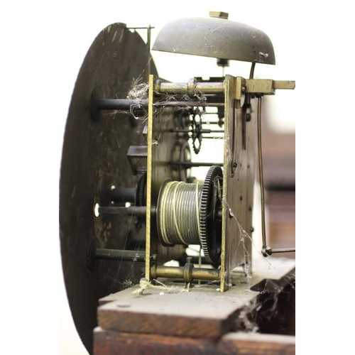 A MAHOGANY LONGCASE CLOCK SIGNED J. SHARP, CORNERHOUSE, LONDON BRIDGE ...