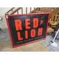 LARGE RED LION PUB SIGN