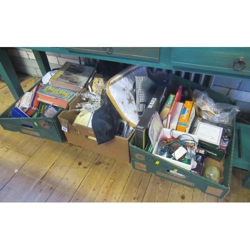 THREE BOXES OF MISCELLANEOUS ITEMS
