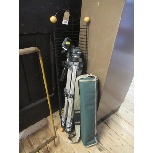 CD RACK TRIPOD AND SPOTTING SCOPE