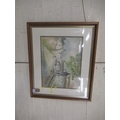 SAM CHADWICK WATERCOLOUR OF STARBOTTON SIGNED VERSO