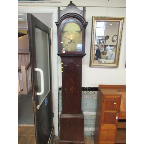 MAHOGANY LONGCASE CLOCK BY POLLARD OF EXETER