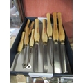 TEN ROBERT SORBY WOOD TURNING CHISELS