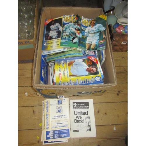 BOX OF FOOTBALL PROGRAMMES