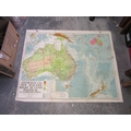 SET OF EIGHT VINTAGE PHILLIPS MAPS OF AUSTRALIA AND NEW ZEALAND