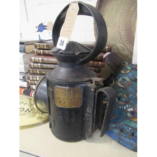 LNER RAILWAY LOCO LAMP FROM DOCTOR J EDWARD KX LOCO