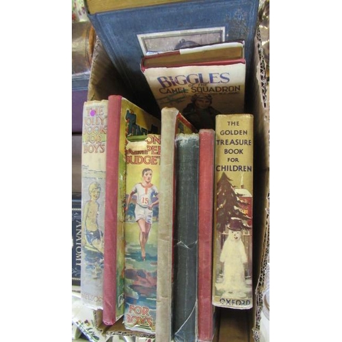 BOX OF VINTAGE CHILDRENS BOOKS INCLUDING BIGGINS AND ARTHUR RACKHAM ...