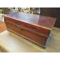 ANTIQUE STAINED PINE BOX