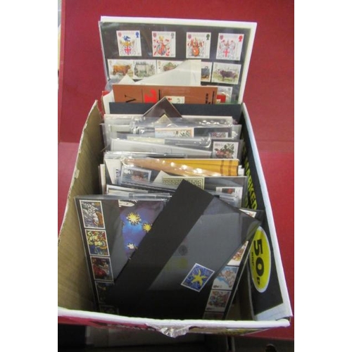 FULL BOX OF UK MINT DECIMAL STAMPS PRESENTATION PACKS