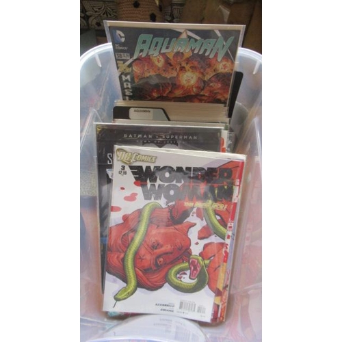CRATE OF DC COMICS INCLUDING WONDER WOMAN