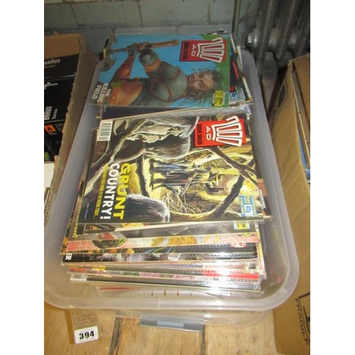 LARGE CRATE OF 2000 AD COMICS
