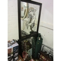 TWO ADVERTISING MIRRORS