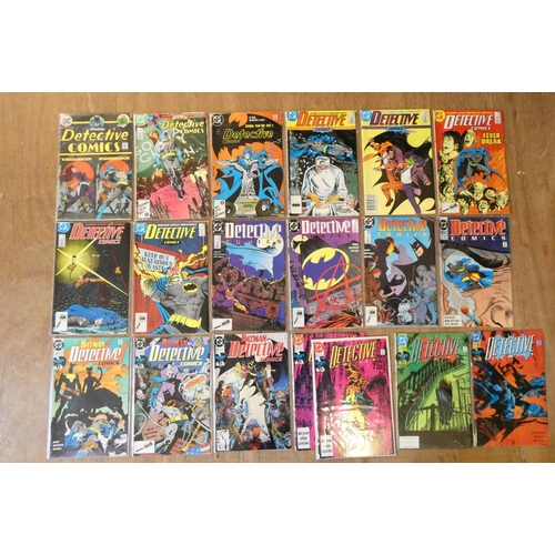 A collection of Batman DC comics, comprising BATMAN 449, 460, 462, 464 ...
