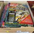 BOX OF RETRO SPECTRUM GAMES AND MAGAZINES