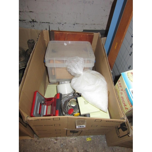BOX OF CRAFT ITEMS