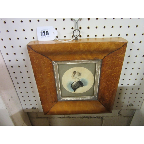 MABLE FRAMED PORTRAIT DATED 1852