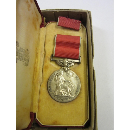 ERII CASED BRITISH EMPIRE MEDAL, THOMAS GEORGE BROWN