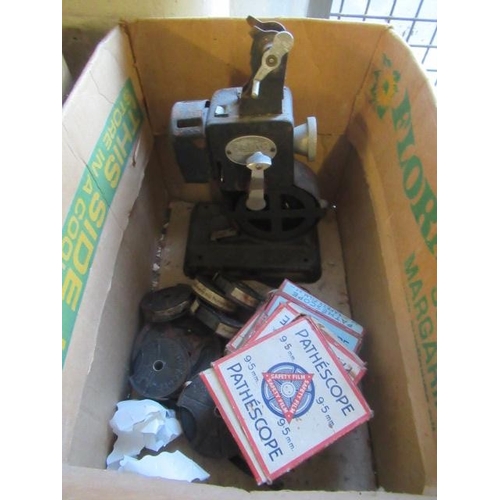 PATHESCOPE PROJECTOR WITH TWELVE 9.5MM FILMS
