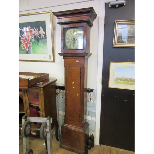 THOMAS CALVERT OF STOKESLEY OAK LONGCASE CLOCK