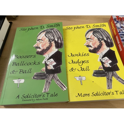 2 X STEVEN D SMITH BOOKS BOTH SIGNED BY THE AUTHOR