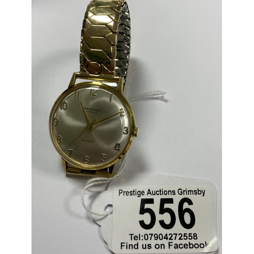 GENTS PERONA INCABLOC WATCH NICE CONDITION COSMETIC