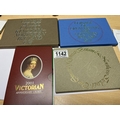 3 X PROOF UK COIN SETS & A 2001 VICTORIAN ANNIVERSARY CROWN