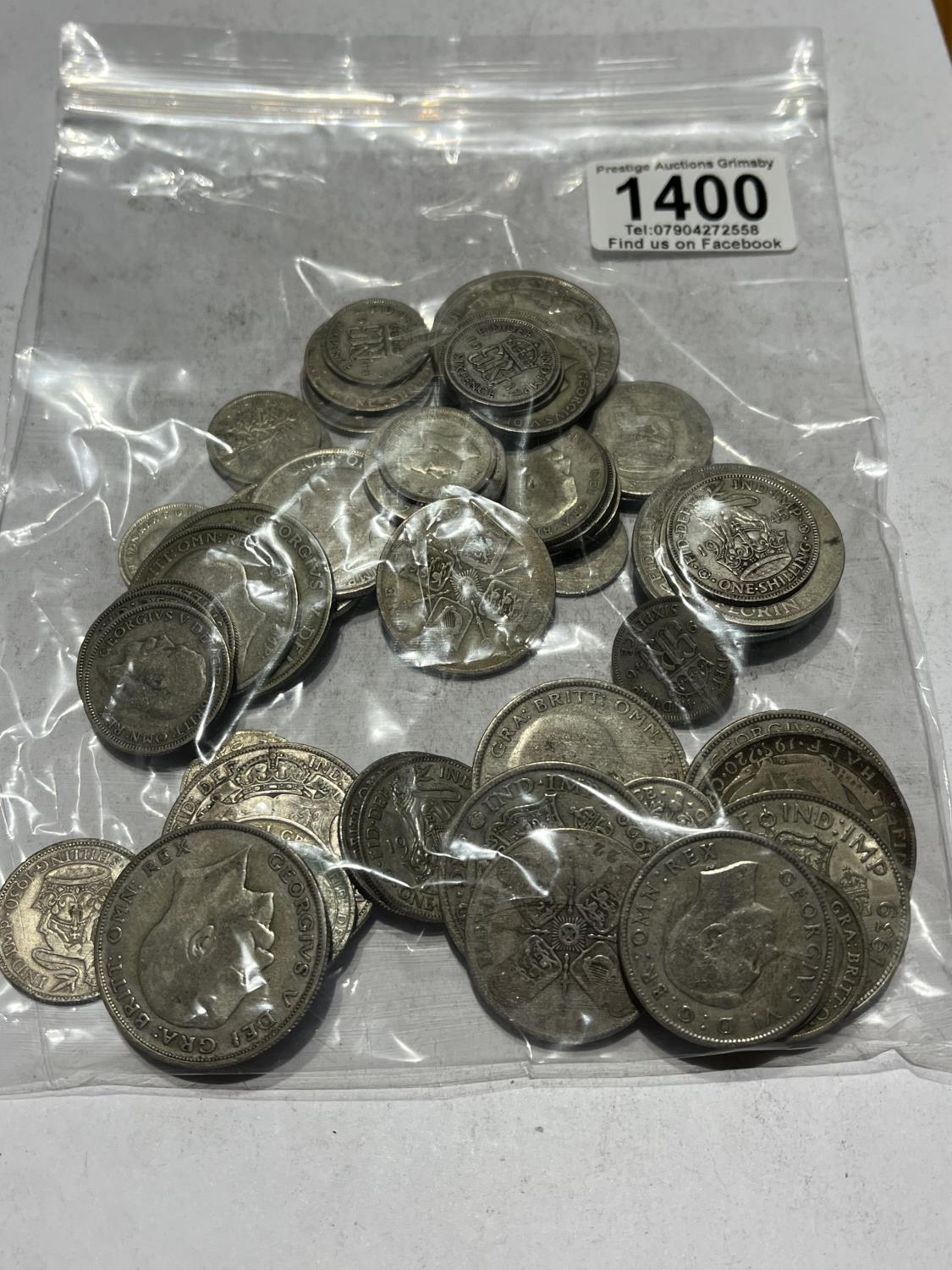 UNCHECKED PRE 1947 SILVER COINS 500G