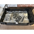 LARGE BASKET FULL OF COIN CASES