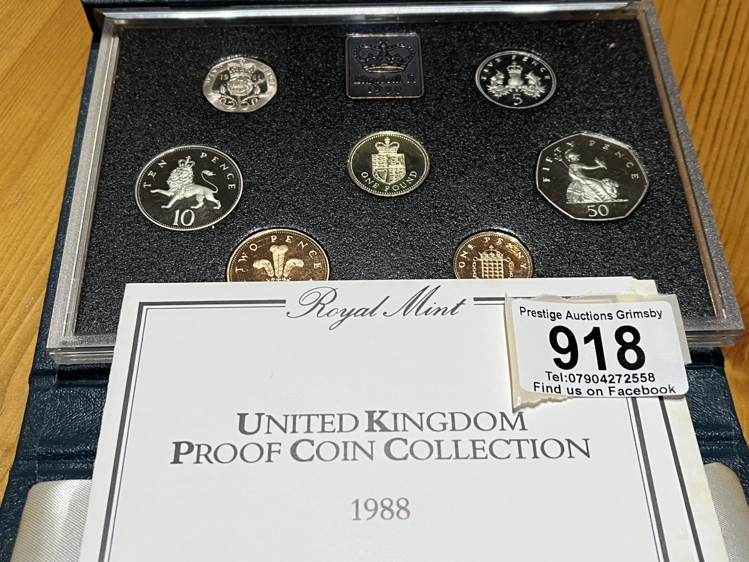 ROYAL MINT UK PROOF COIN COLLECTION 1988