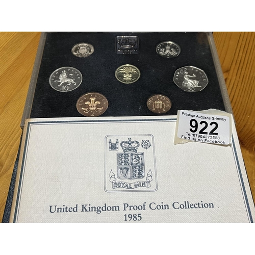 ROYAL MINT UK PROOF COIN COLLECTION 1985