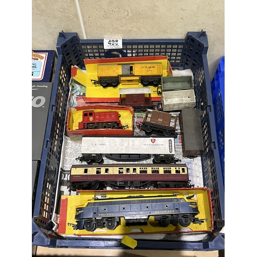 TRIANG TR20071 DOCK SHUNTER - TRIANG BLUE & YELLOW TRANS CONTINENTAL ...