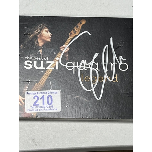SUZI QUATRO CD SIGNED